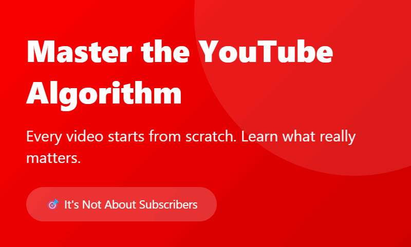 YouTube algorithm 2025:Get More Video Recommendations
